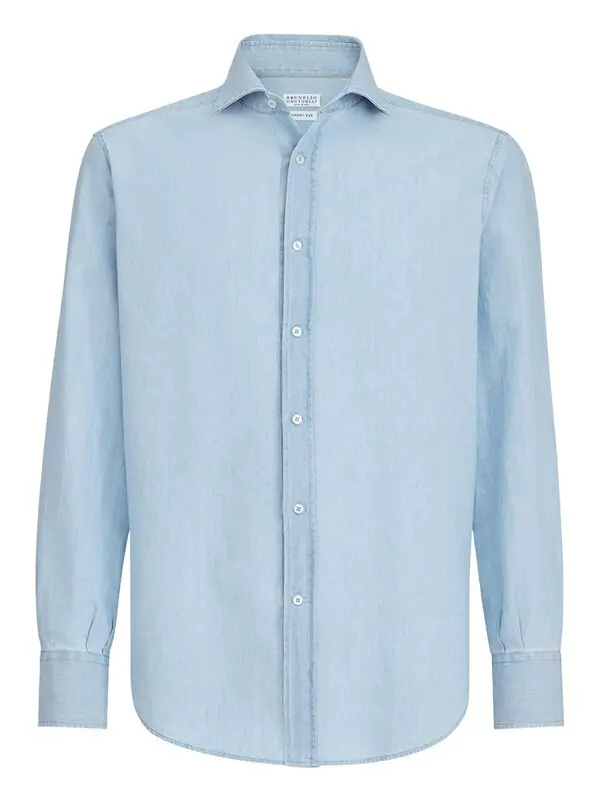 Brunello Cucinelli Denim Shirt - Blue