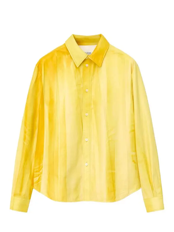 Loewe Lambskin Dyed Shirt - Yellow