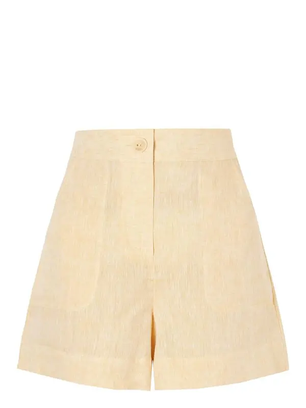 ERES Enjouée Linen Shorts - Yellow