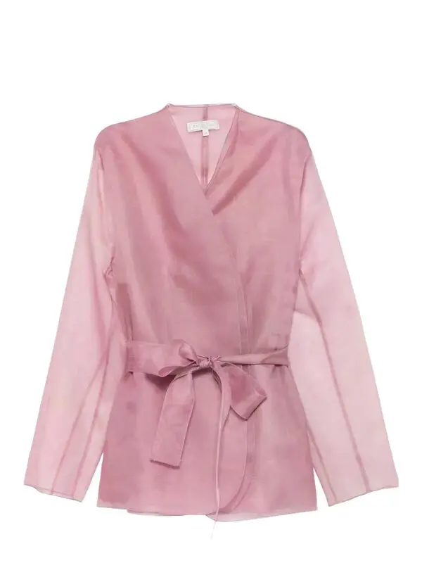 Antonelli Firenze Belted Wrap Jacket - Pink