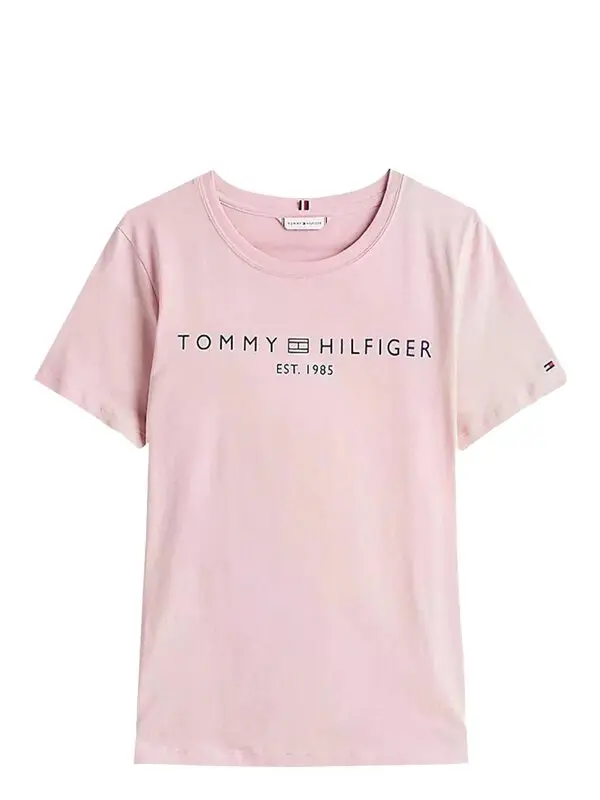Tommy Hilfiger Logo-print T-shirt - Pink