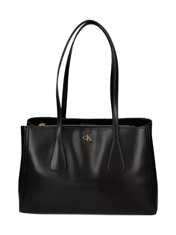 Calvin Klein Logo-detail Shoulder Bag - Black