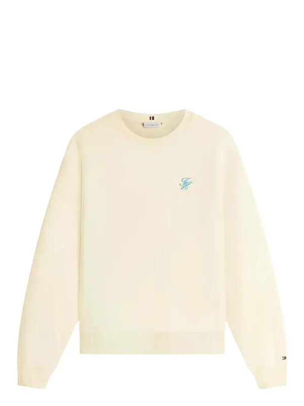 Tommy Hilfiger Embroidered-logo Sweater - Neutrals