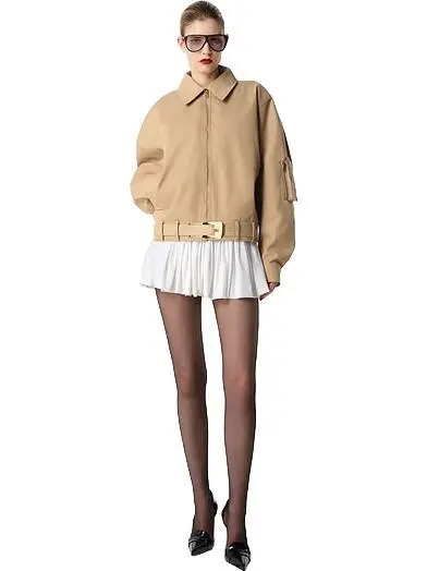 Revolve Nikki Bomber Jacket - Khaki