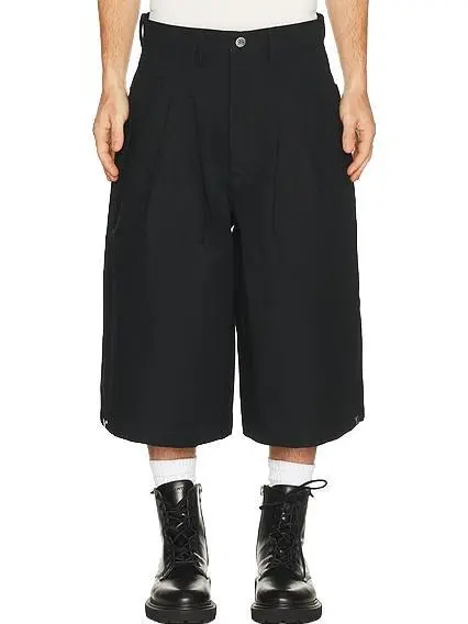 ART COMMUNITY Diptych Japanese Nylon Jort - Black