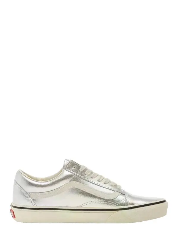 VANS Old Skool Metallic-effect Sneakers - Silver