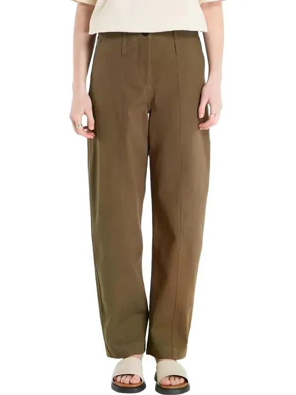 SAMSOE SAMSOE Sadide Seam-detail Trousers - Green