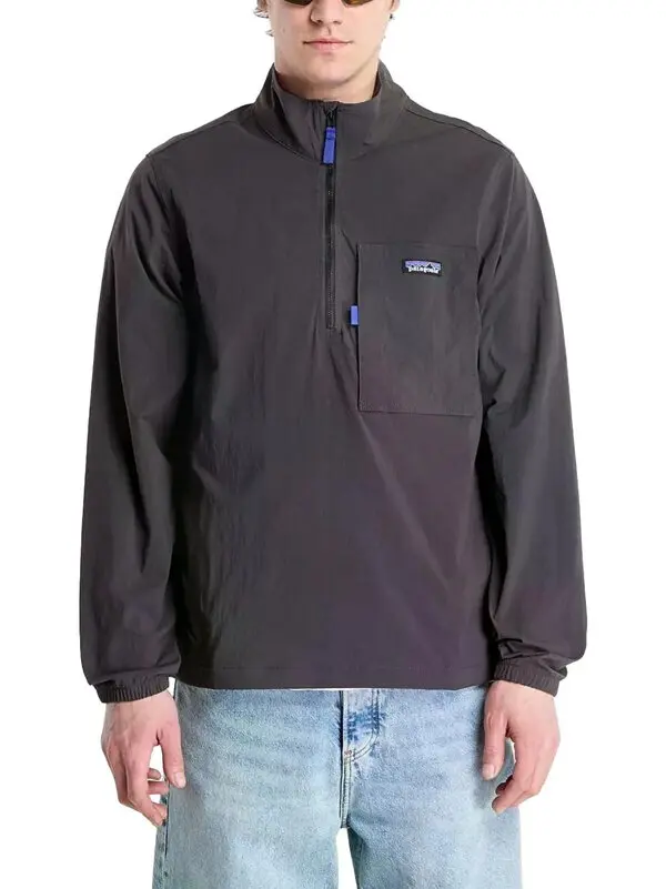 Patagonia Half-zip Jacket With Logo Patch - Blue