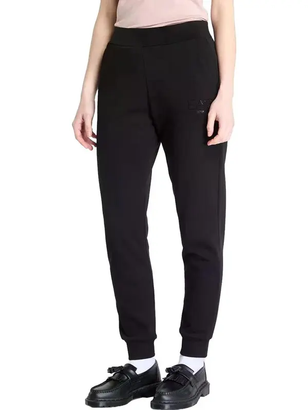 EA7 Logo-print Track Pants - Black