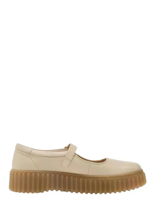 Clarks Torhill Buckle-strap Ballerina Flats - Neutrals