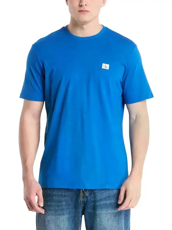 Calvin Klein Logo-patch T-shirt - Blue