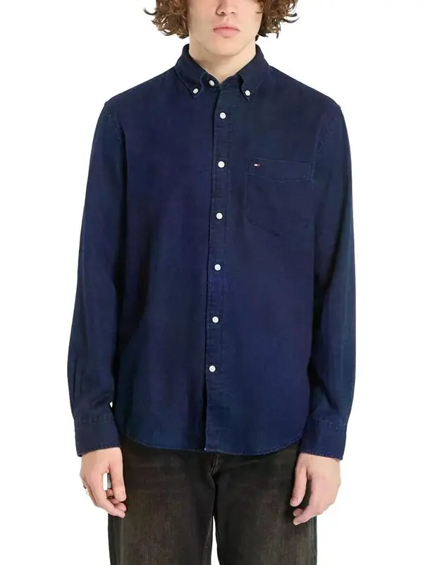Tommy Hilfiger Button-down Chest-pocket Shirt - Blue