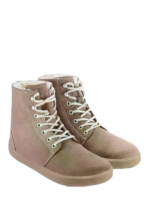 BE LENKA Winter 3.0 Lace-up Shearling-trim Boots - Neutrals