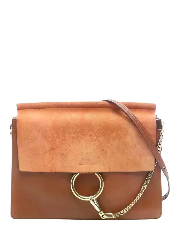 Chloé 2010-2026 Faye Crossbody Bag - Brown