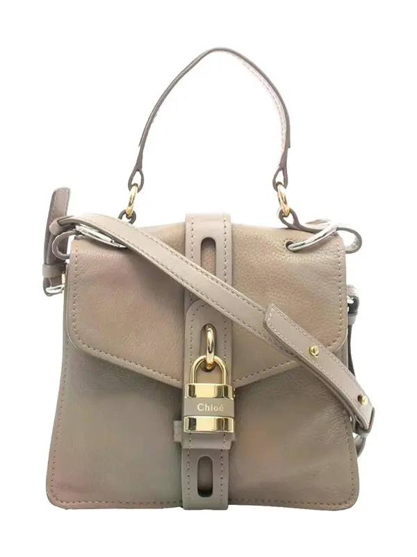 Chloé 2010-2026 Leather Abbey Satchel Handbag - Neutrals