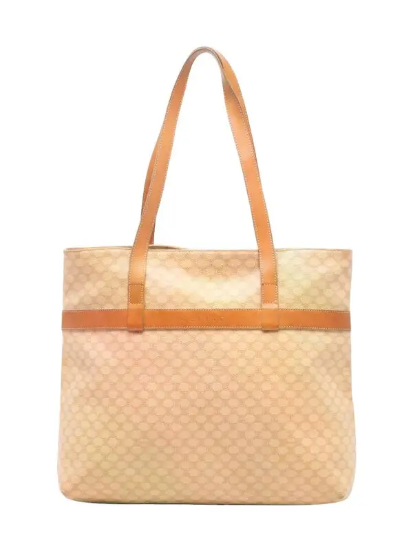 Celine 2001 Macadam Coated Canvas Tote Bag - Neutrals