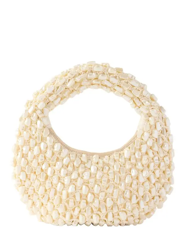 Staud Reef Beaded Bag - Neutrals