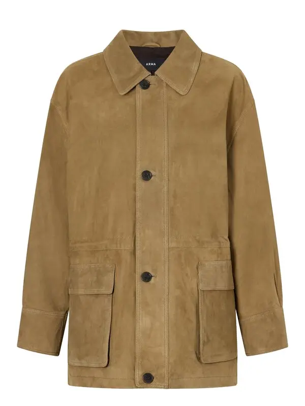 ARMA Maeve Suede Jacket - Beige