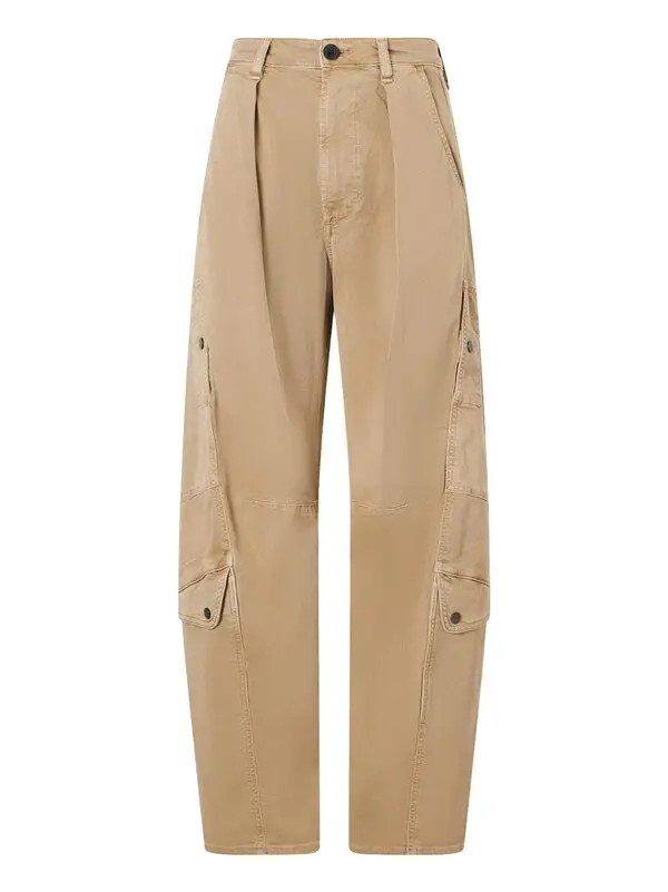 Citizens Of Humanity Flight Mid-rise Straight-leg Cargo Pants - Brown