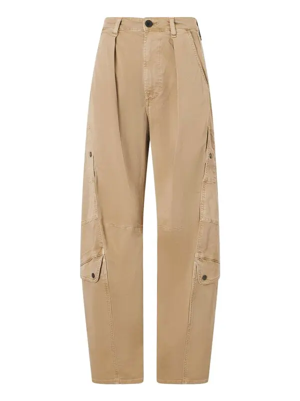 Citizens Of Humanity Flight Mid-rise Straight-leg Cargo Pants - Taupe