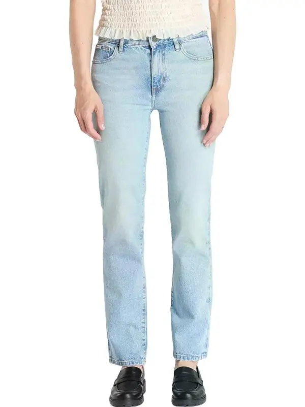 Guess Faded-wash Jeans - Blue