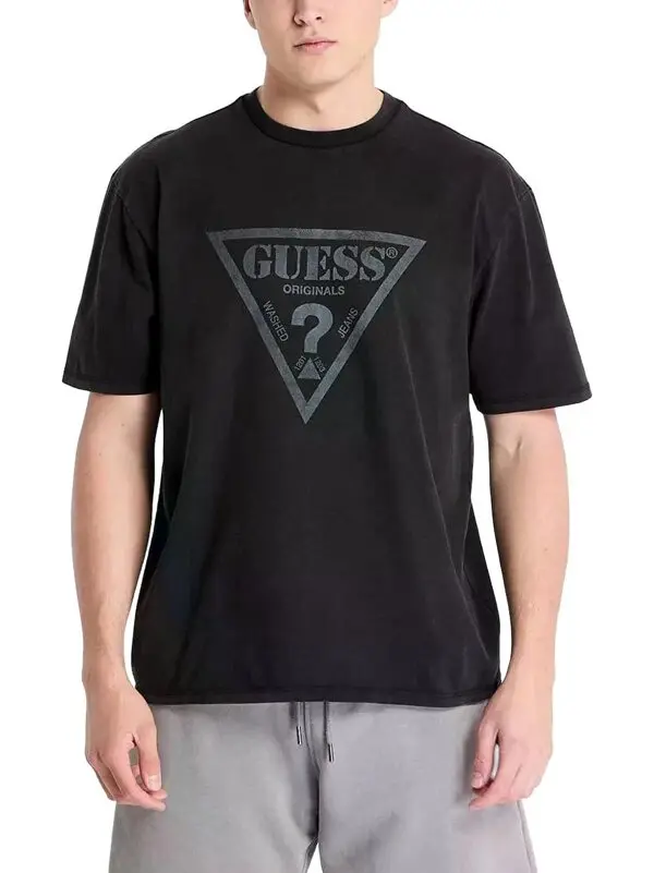 Guess Logo-print T-shirt - Black
