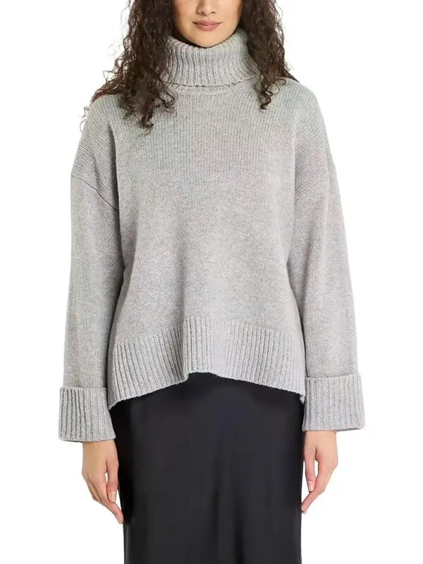 SAMSOE SAMSOE Sakeiku Turtleneck Sweater - Grey