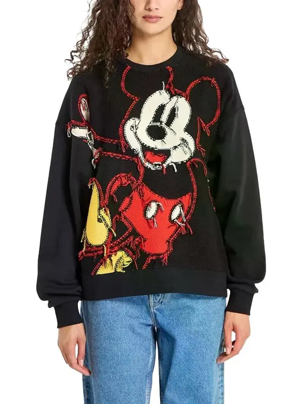 Desigual Disney Mickey Mouse Sweater - Black