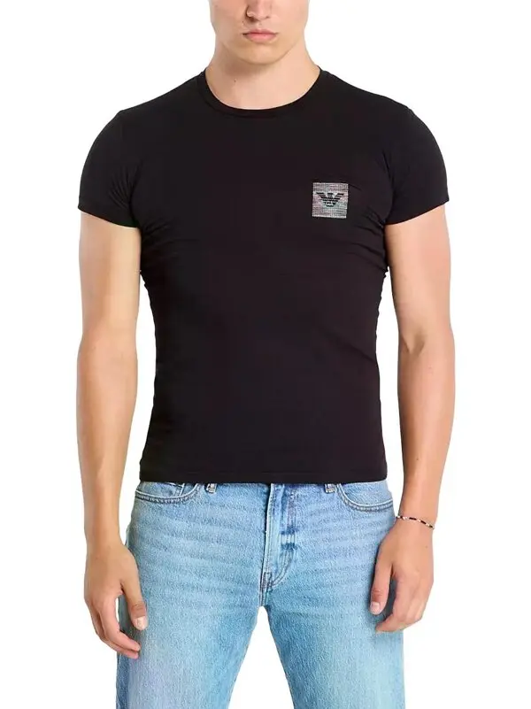EA7 Logo-detail T-shirt - Black