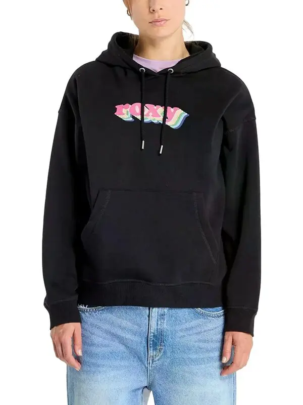 Roxy Logo-print Hoodie - Black