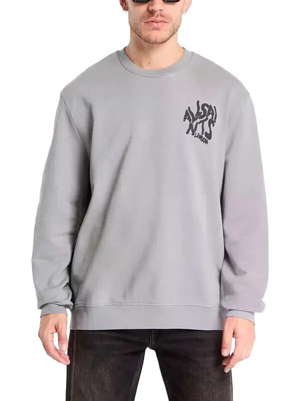 ALLSAINTS Orlando Logo-print Sweater - Grey