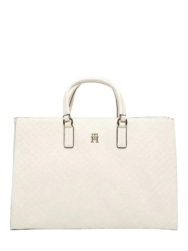 Tommy Hilfiger Monogram-embossed Tote Bag - Neutrals