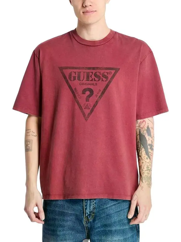 Guess Logo-print T-shirt - Red
