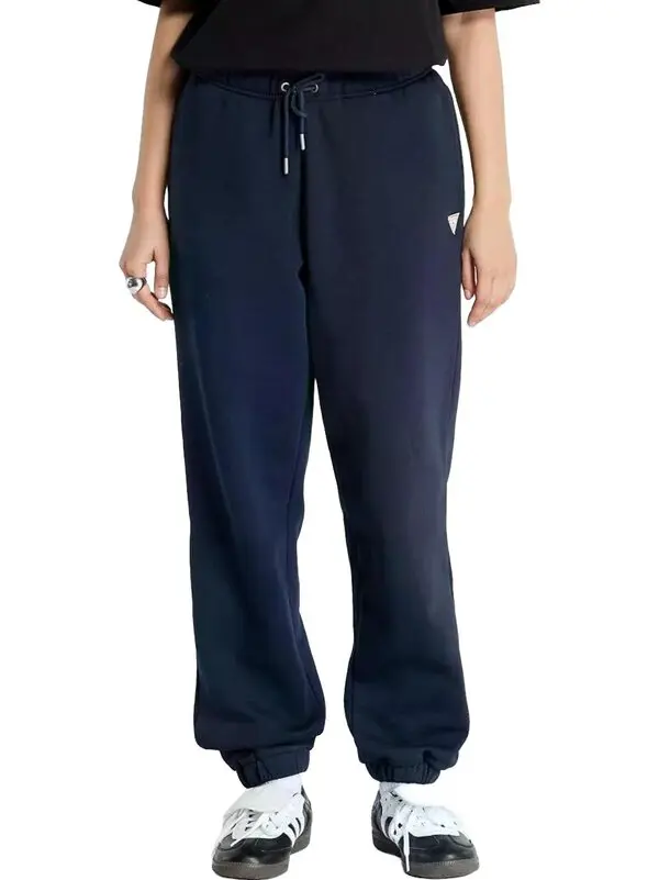 Guess Logo-patch Track Pants - Blue