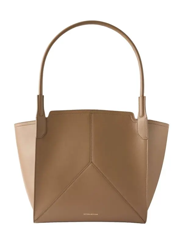 Victoria Beckham Leather Tote - Taupe