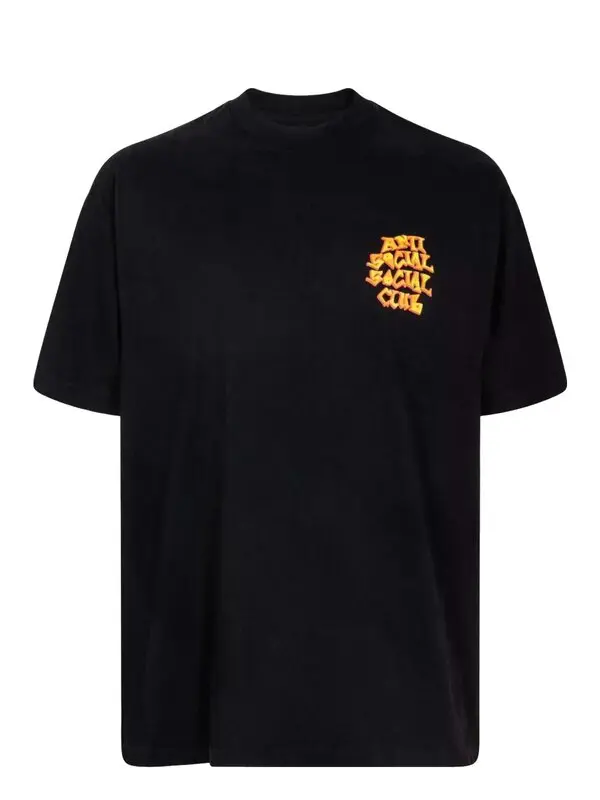ANTI SOCIAL SOCIAL CLUB Low Brow Cotton T-shirt - Black