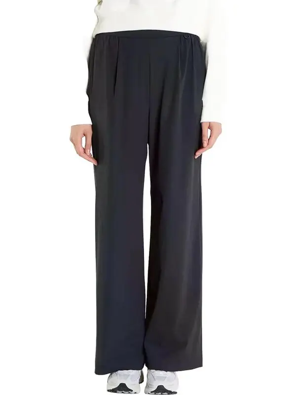 Nike Dri-fit High-waisted Wide-leg Trousers - Black