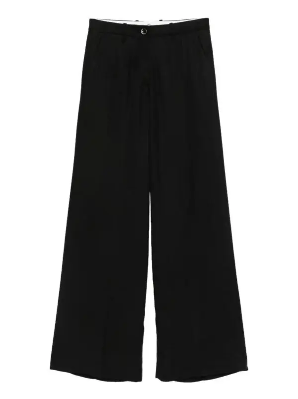 NINE:INTHE:MORNING Nadia Wide-leg Trousers - Black