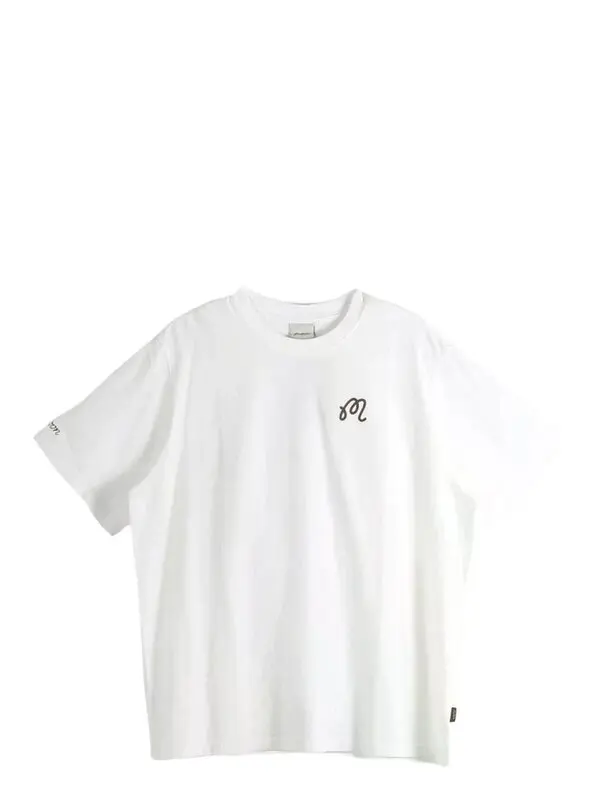 MALBON Logo-print Graphic-back T-shirt - White