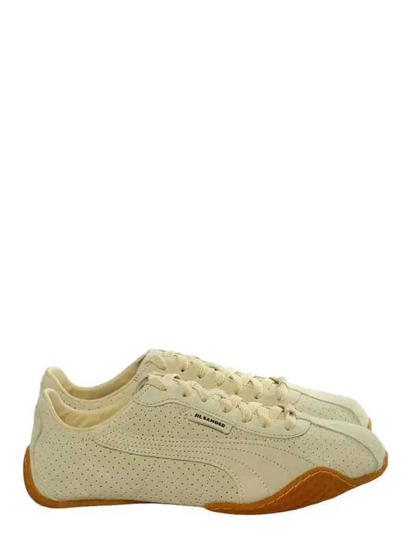 PUMA X Jil Sander Perforated Lace-up Sneakers - Neutrals