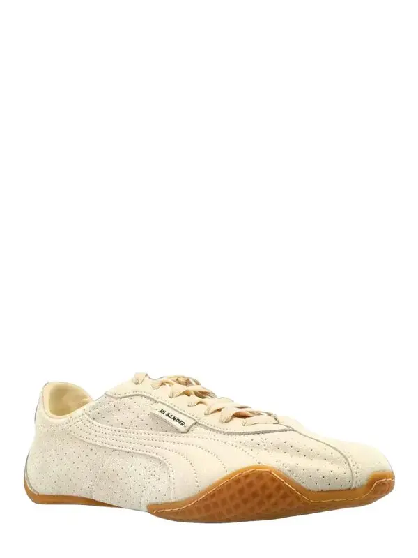 PUMA X Jil Sander Perforated Lace-up Sneakers - Neutrals