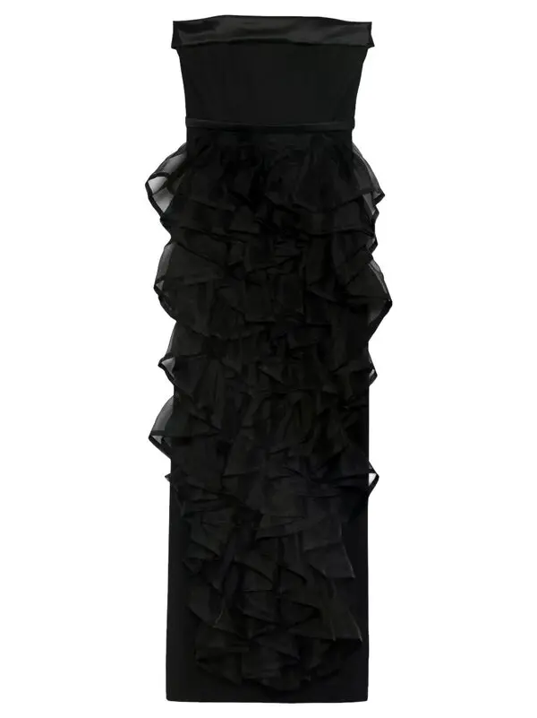 Viktor & Rolf Strapless Maxi Dress - Black