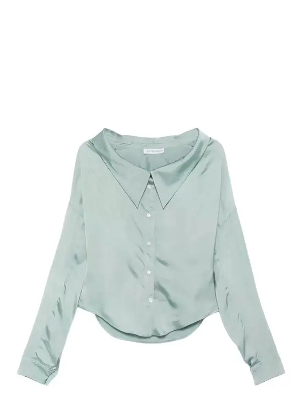 Viktor & Rolf Satin Shirt - Blue