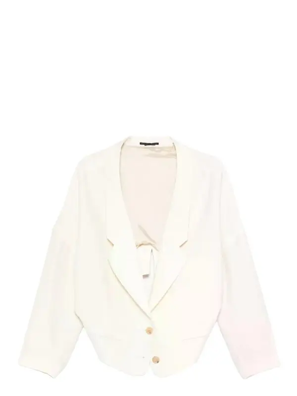 Viktor & Rolf Dragged Blazer - Neutrals