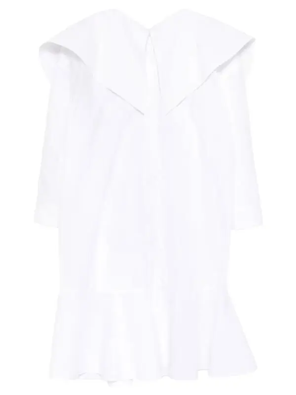 Viktor & Rolf Shirt Midi Dress - White