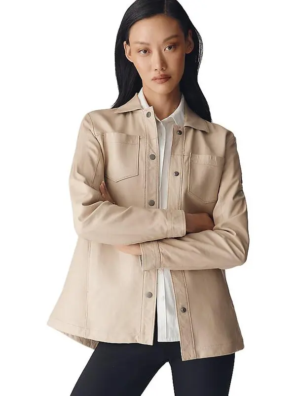 MAURITIUS LEATHER Nadya Leather Jacket - Bone