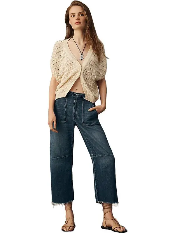 LE JEAN Petite Utility Barrel Pants - London Calling