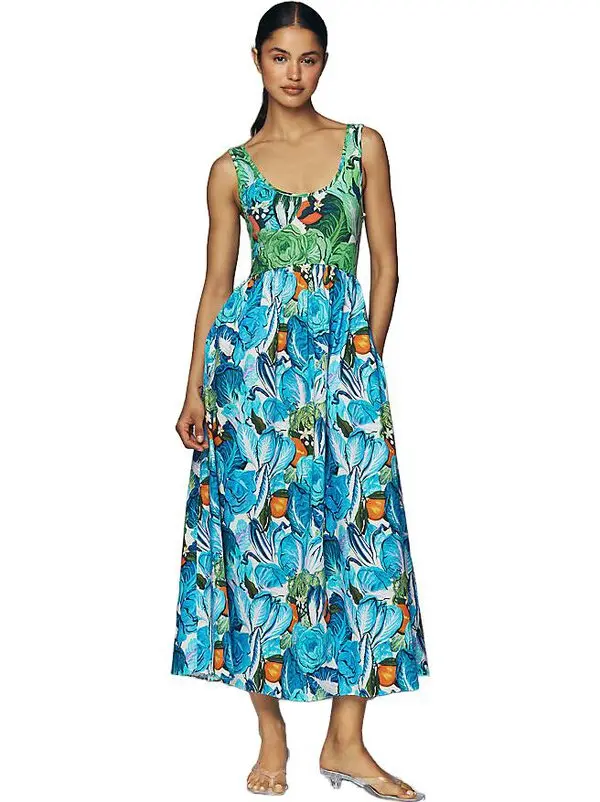 RACHEL ANTONOFF Aubrey Maxi Dress - Radicchio Citrus