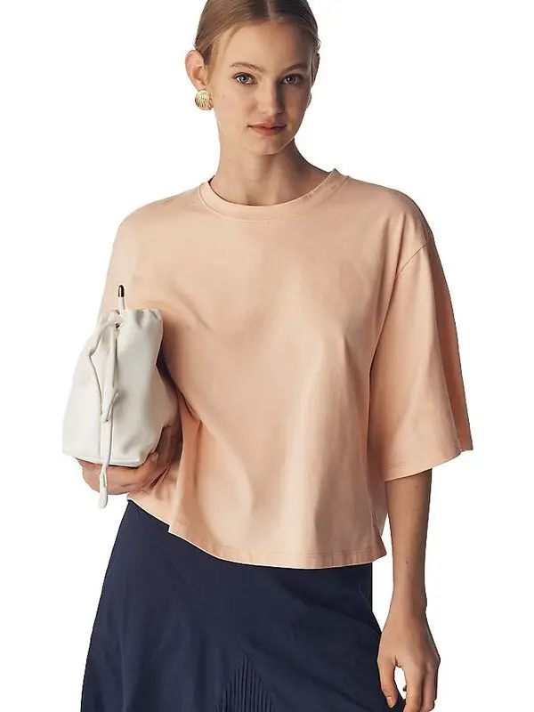 Sanctuary Belle Boxy Tee - Salmon