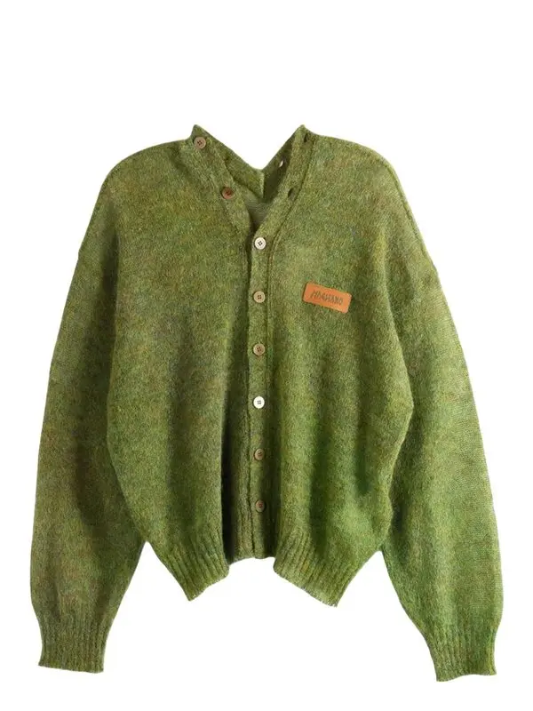 MAGLIANO Drew Barrymore Logo-patch Cardigan - Green